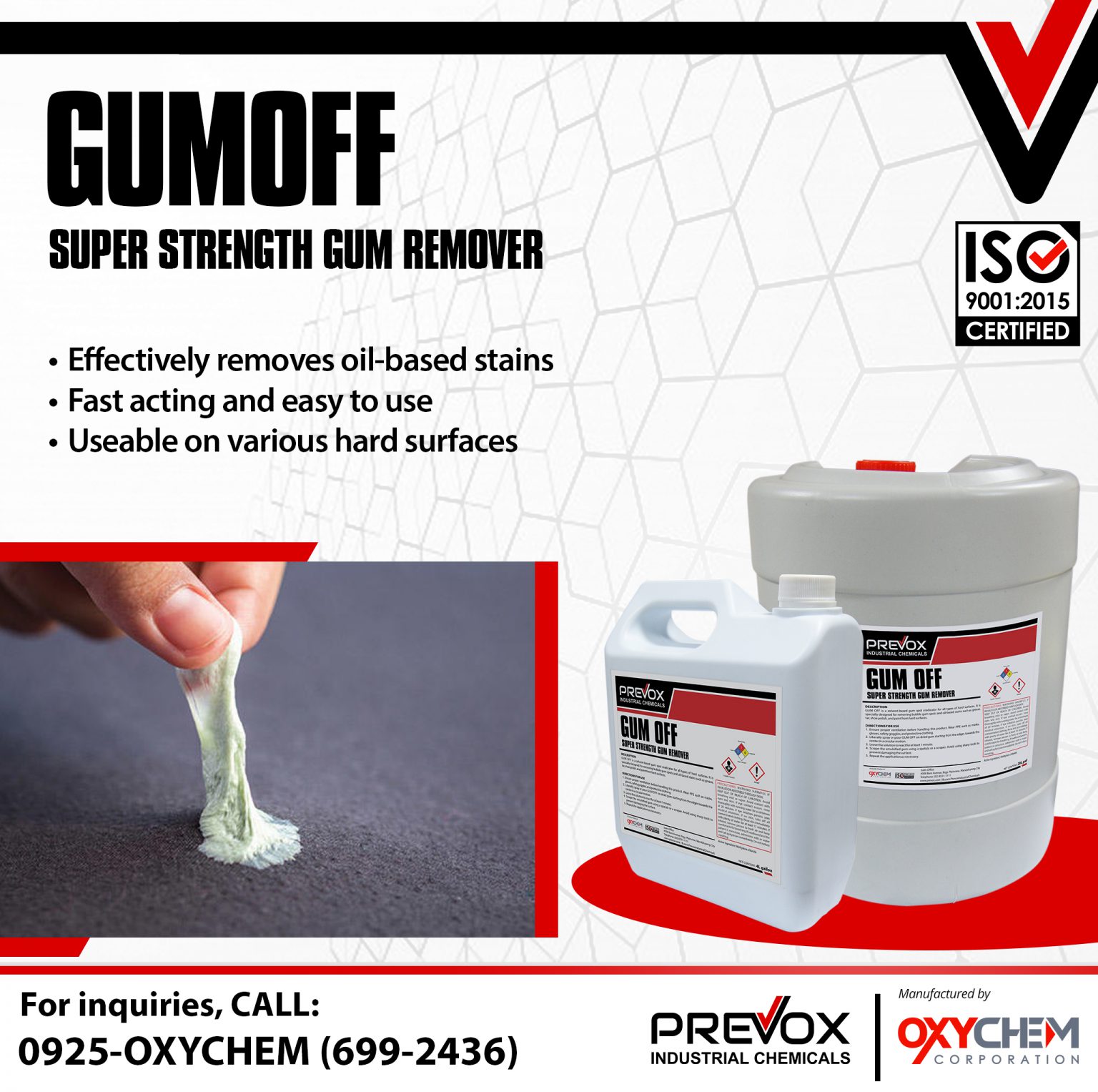 GUM OFF - Prevox Industrial Chemicals